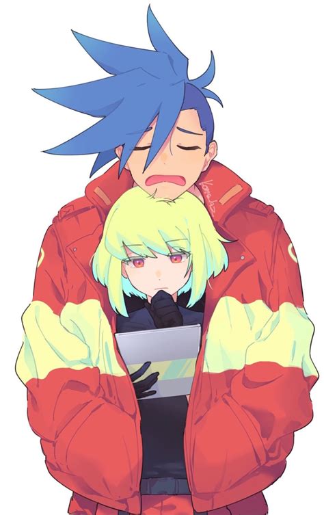 Lio Fotia And Galo Thymos Promare Drawn By Kome1022 Danbooru