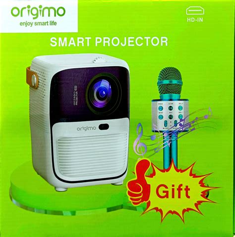Origimo Smart Projector With Hdmi Input Led Lamp 50 150 Inch