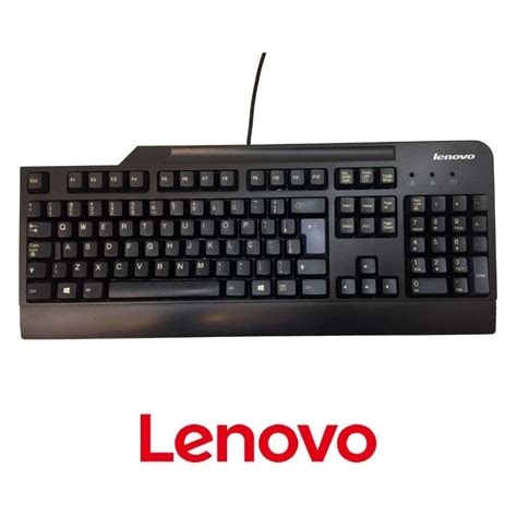 TECLADO LENOVO USB PADRÃO BRASILEIRO ABNT USB PRETO KU MadeiraMadeira