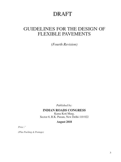 1 Draft Revision Irc 37 Guidelines For The Design Of Flexible Pavements H 2 Pdf Pdf Road
