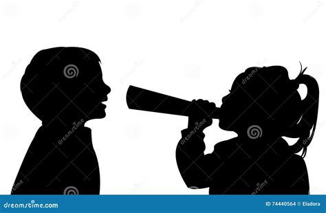 Girl Speaking Icon In Trendy Design Style Girl Speaking Icon Isolated