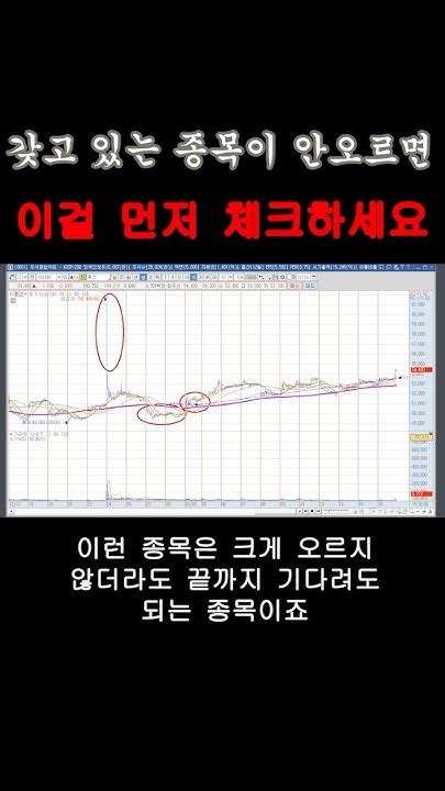 갖고 있는 종목이 잘 안 오른다면 이걸 먼저 체크해보세요 Youtube