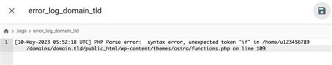 How To Check Your Websites Php Error Log A Step By Step Guide