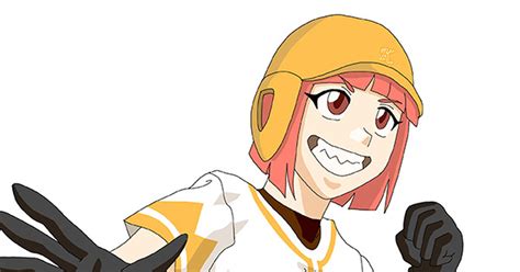 Pixiv女子プロ野球 Pgb落書き 蒼井雷のイラスト Pixiv