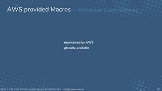 AWS CloudFormation Macros PPT