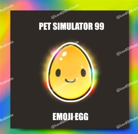 Ps Pet Simulator Emoji Egg Etsy