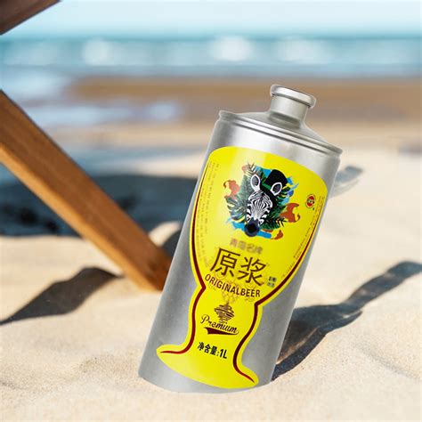 青岛市londes斑马原浆啤酒精酿全麦白啤浑浊鲜爽1升2升桶装虎窝淘