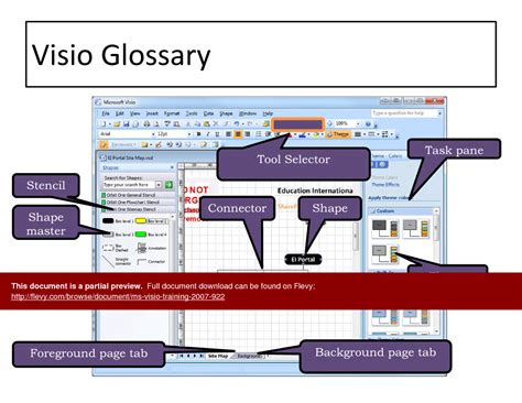MS Visio Training PPT Slide Deck