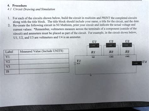 4 procedure 4 1 circuit drawing and simulation 1 for each of the