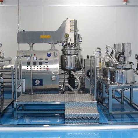 Vacuum Homogenizing Emulsifying Mixer Liquid Soap Paste Cream Making