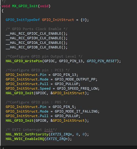 Solved Stm32h503 External Interrupt Hal Library Doesnt W