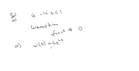 solved determine whether the following functions can be wronskians on 1