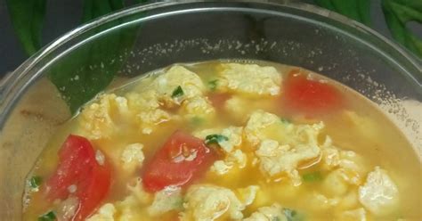 Resep Sup Telur Simple Oleh Kartika Alisha Cookpad