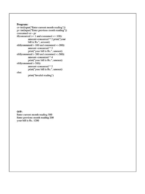 Python Record Program And O P Pdf