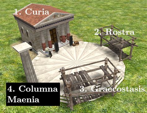 Request Task The Roman Comitium Curia Hostilia Art Development