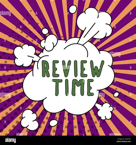 Writing Displaying Text Review Time Business Concept Situation Or