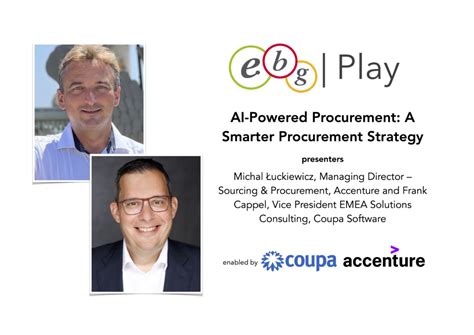 Ebg Play Ai In Procurement Unlocking Efficiency Trust And