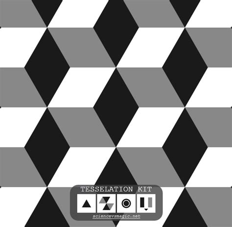 Black And White Checkered Tessellation Kit