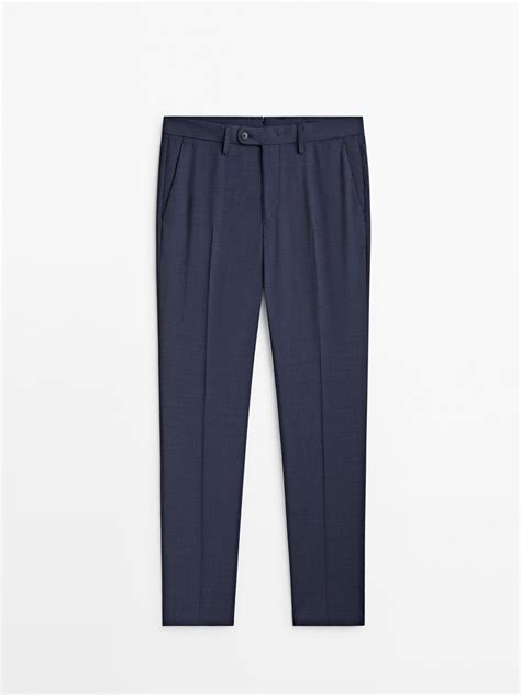 Popular Designer Blue Massimo Dutti Men Suits Editorialist