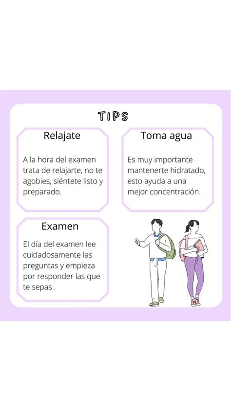 Tips para aprobar tus exámenes Consejos para la escuela secundaria