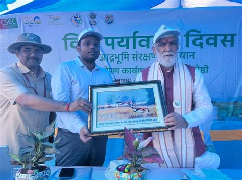 Ashwini Kumar Choubey Urges Conservation Of Wetlands And Adoption Of Life