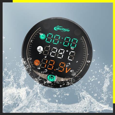 ๑ koso motorcycle temperature gauge Hour counter Voltage meter For pcx xmax nmax