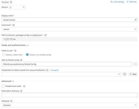 nuget restore fails with local feed and core 2 app · issue 5507