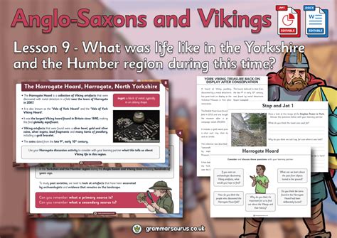 Year 5 History Anglo Saxons And Vikings What Was Life Like In The
