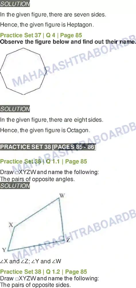 Msbshse Solution For Class 6 Mathematics Quadrilaterals