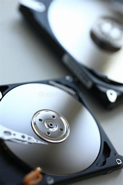 Hard Drive From Computer Or Laptop Lies On The Table Stock Photo Image Of Broken Hardware