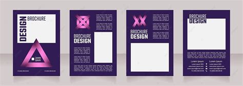 Hobby And Leisure Blank Brochure Design Brochure Printable Geometry