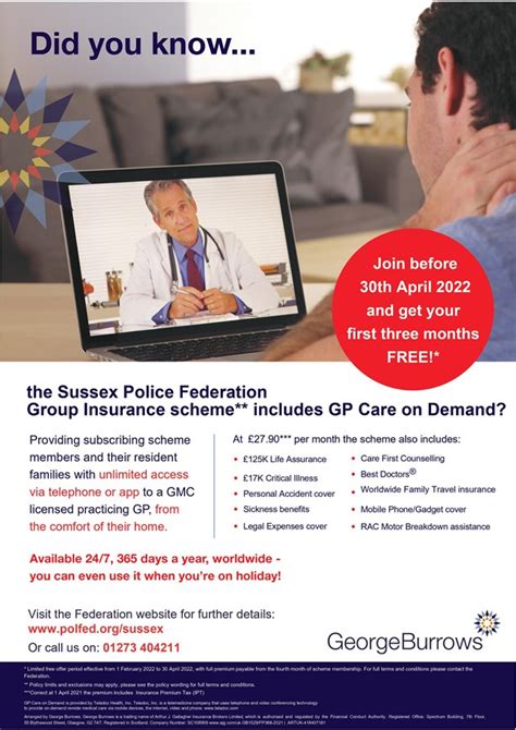 Did You Know The Sussex Police Federation Group Insurance Scheme
