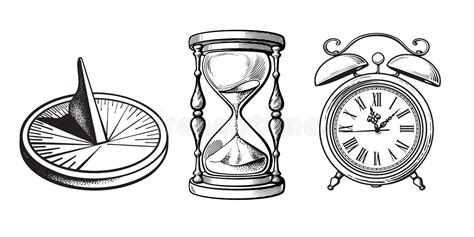 Ilustración Del Vector De Reloj De Alarma En Estilo De Dibujo De Doodle