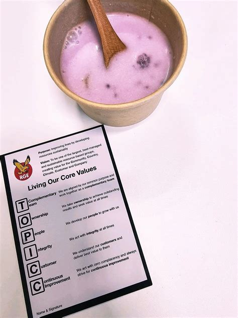 Rge And Vinda Sharing Values Workshop Eileen Chiew Posted On The