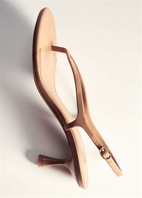 Kitten Heel Sandals Woman Mango Singapore