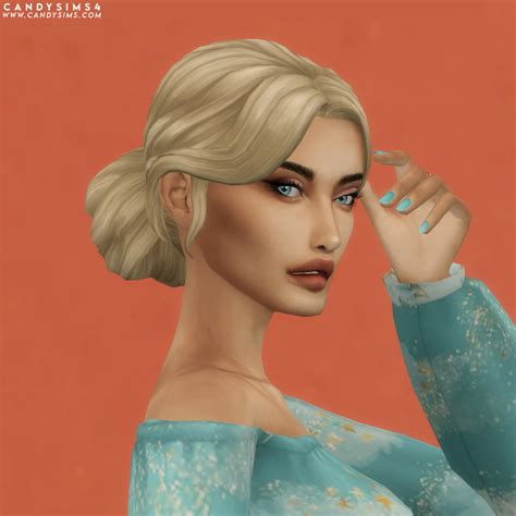 Isabel Hair Sims Sims Blonde Bun