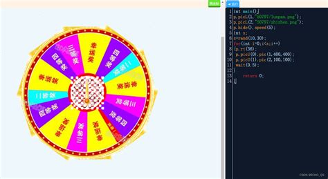 Go C 幸运大转盘程序设计randfor循环编程picu的意思 Csdn博客