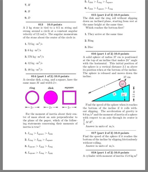 Solved B Part Of Points The Disk And The Chegg