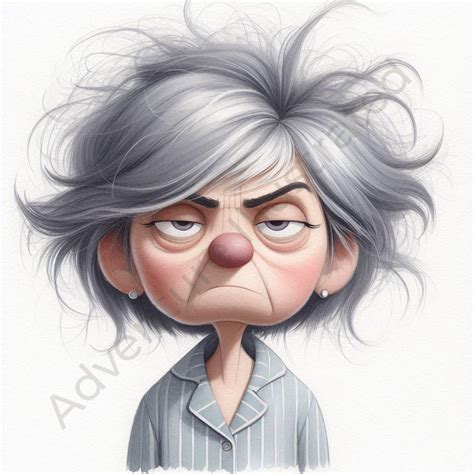 Funny Grumpy Old Ladies Clipart Elderly Clipart Cute Grandma Old Ladies  Bundle Sleepy