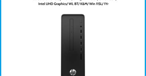 Máy Tính để Bàn Hp 280 Pro G5 Sff 60h33pa Đen Intel Core I5 104002