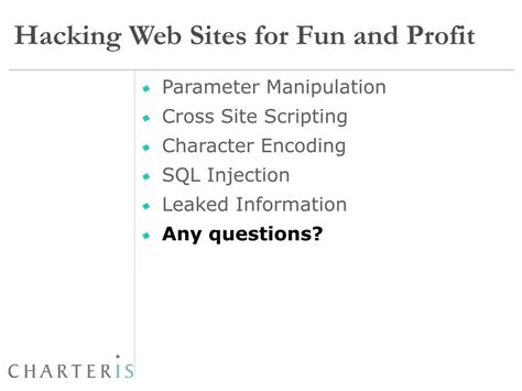 Ppt Hacking Web Sites For Fun And Profit Powerpoint Presentation Free Download Id1400017