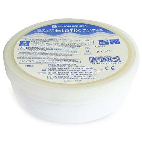 Elefix V Electrolyte Paste 400g Jar Compumedics Neuromedical Supplies Au Australia