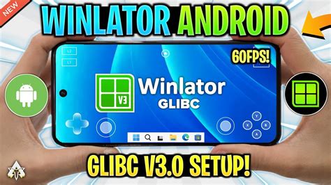 🔥 Winlator Glibc Android V3 Setup Settings Gameplay Big Windows