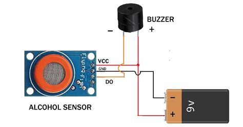 Alcohol Detector Circuit Diagram