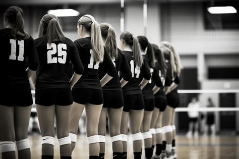 Premium Photo Winningvolleyballspikedynamicaction