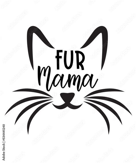 Vetor De Cat Svg Bundle Cat Mom Svg Cat Grandma Svg Cut File Cat