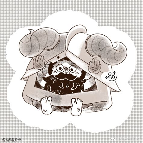 Safebooru 1boy Artist Request Beard Blush Brown Hair Dungeon Meshi