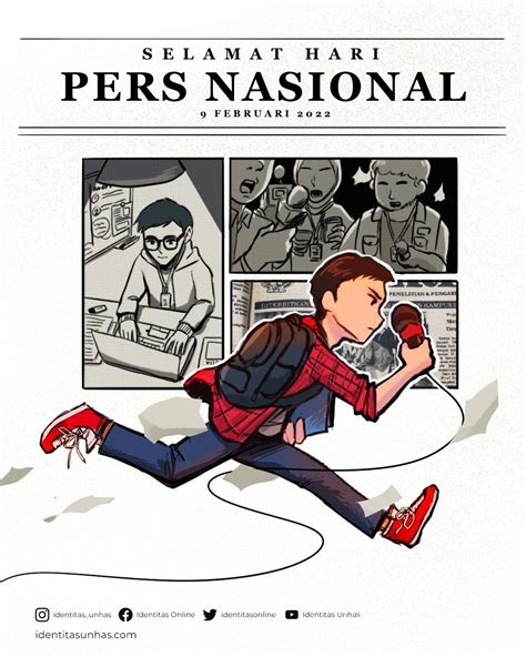 Desain Ucapan Selamat Hari Pers Nasional 2023 Identitas Unhas