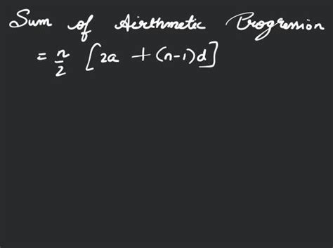 Arithmetic Progression Class 10 Concept Filo