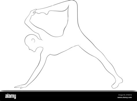 Serene Stance Stock Vector Images Alamy